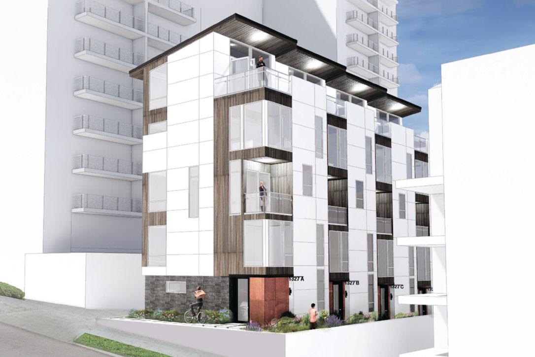 First Hill Town Homes | CONE Architecture | Seattle Architecture Firm