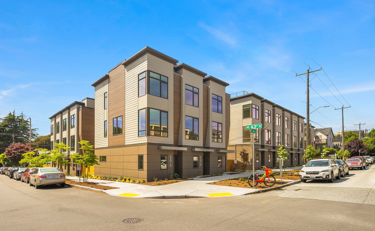 Roosevelt Town & Row | Cone Architecture | Seattle Architecture Firm
